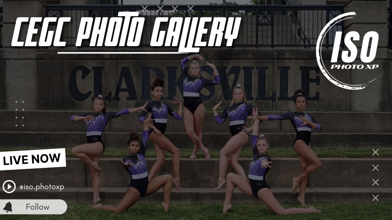 Clarksville Elite Gymnastics Team and Individual Portraits by ISO Photo XP