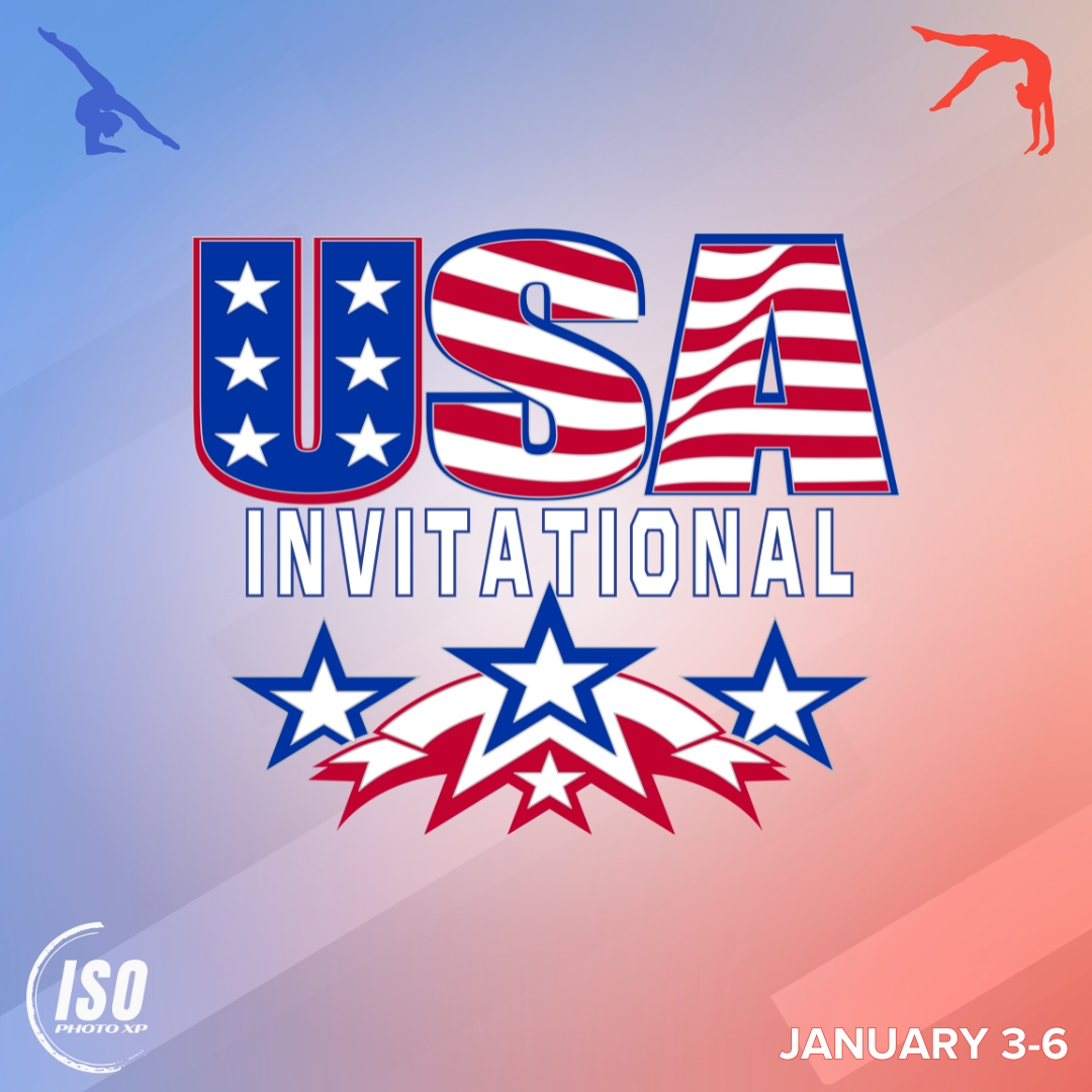 Gymnastics Competition Photos by ISO Photo XP - USA Invitational 2025 - https://isophotoxp.com